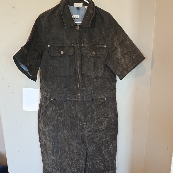 Universal Thread | Pants & Jumpsuits | Universal Thread Velvety Denim Wide Leg Jumpsuit | Poshmark